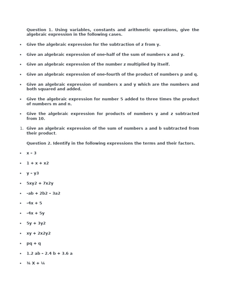ae ques | PDF | Polynomial | Mathematical Objects