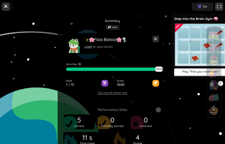 Summary - Quizizz | PDF