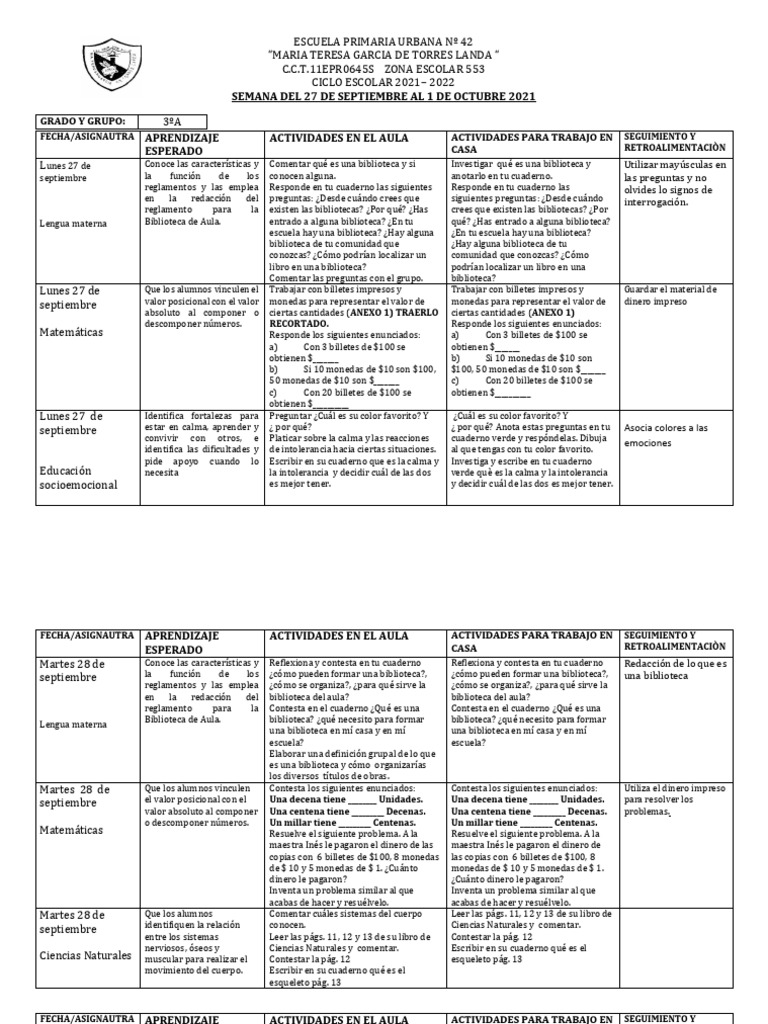 Tarea Septiembre 2da Parte | PDF | Dinero