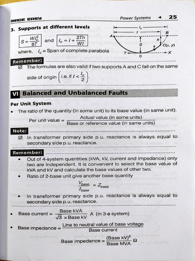 Power Systems (Summarized) Imp. Formulas | PDF | Electrical Engineering ...