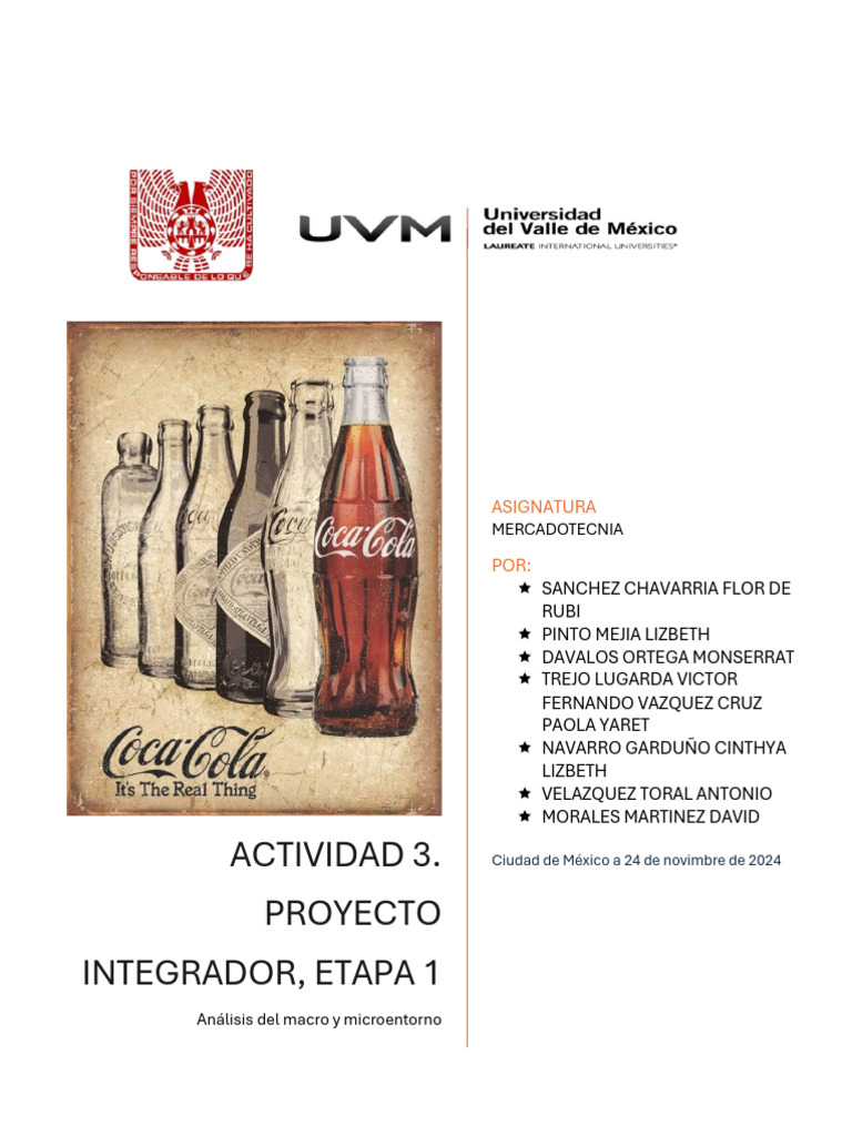 A3 Mdo | PDF | Marketing | Coca Cola