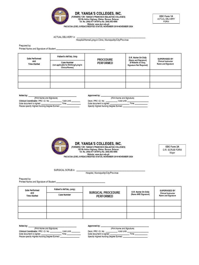 Or DR Cases PRC Format | PDF | Nursing | Public Services