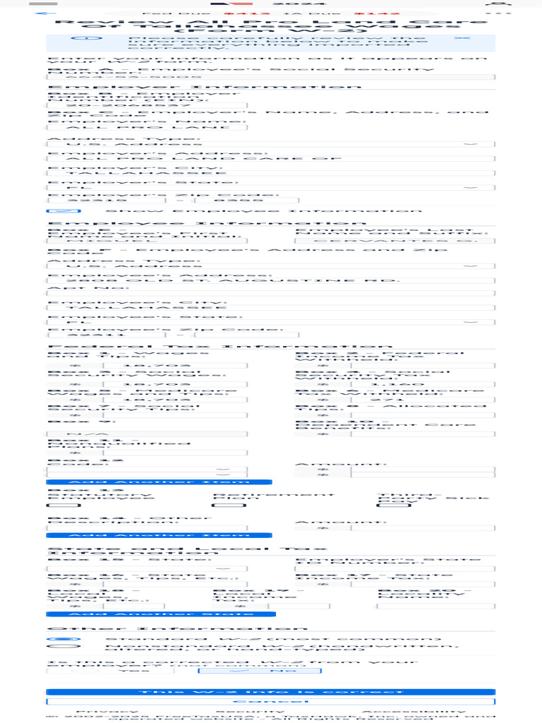 FreeTaxUSA® -- W-2 PDF Import | PDF | Irs Tax Forms | Employment