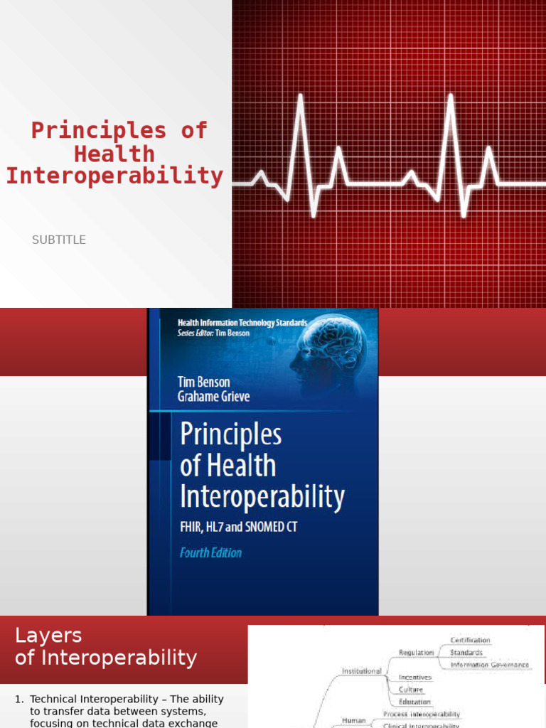 BMD303 Lec5 Interoperability2 S25 | PDF | Interoperability | Electronic Health Record