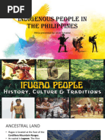Kankanaey Culture and Traditions Overview | PDF | Deities | Marriage