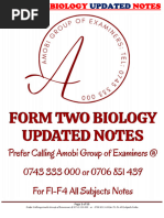 f2 Biology Simplified Notes SP | PDF | Ventricle (Heart) | Atrium (Heart)
