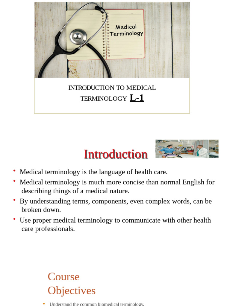 Introduction to Medical Terminology | PDF | Linguistics