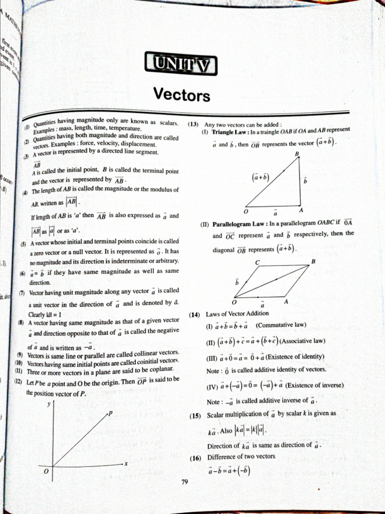 Vectors | PDF