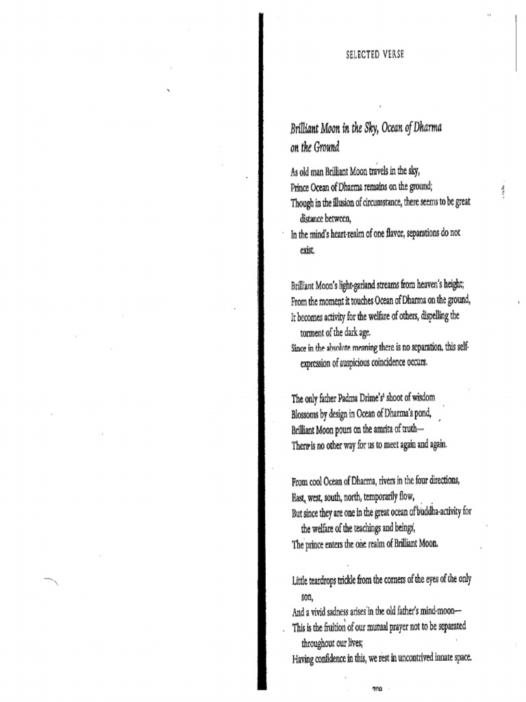 Brilliant Moon Poem | PDF