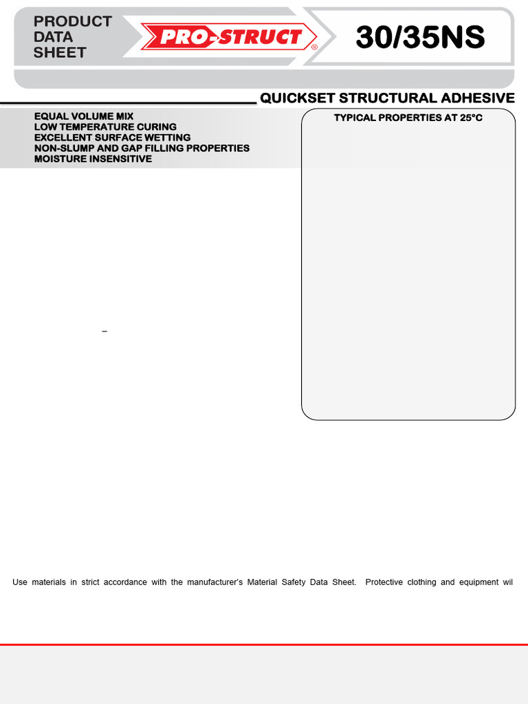 PDS Pro Struct 30 35NS August 2016 Replaces January 2014 | PDF ...