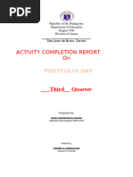 ACR 2nd Quarter Portfolio Day SY 2024 - 2025 | PDF | Behavior ...