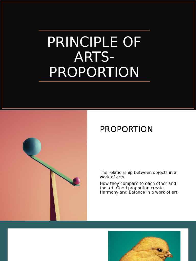 Principles of Art Proportion Explained | PDF