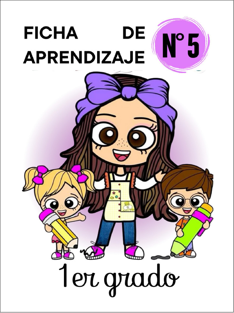 Ficha de Aprendizaje N°5 - 1er Grado | PDF
