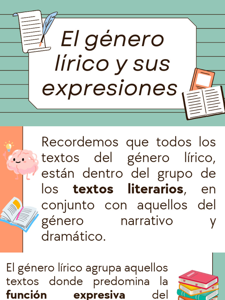 Elementos Generales de Los Textos Líricos | PDF