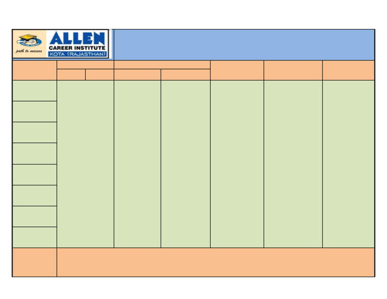 Iit Enthuse- E- s Cbt Schedule (23.03.2025) | PDF