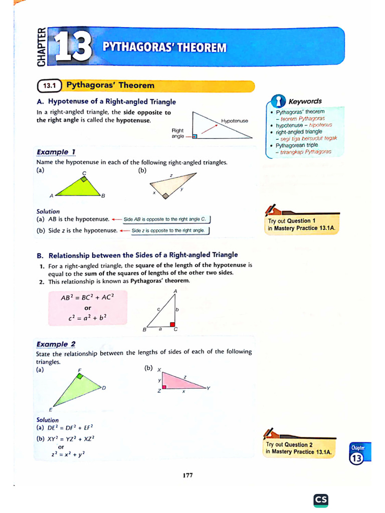 C13 Pythagoras' Theorem | PDF