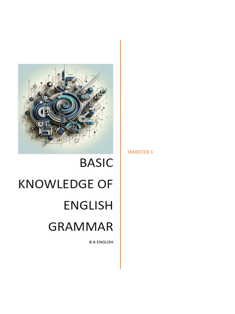 1. Basic Knowledge Eng Grammar Book | PDF | Perfect (Grammar ...