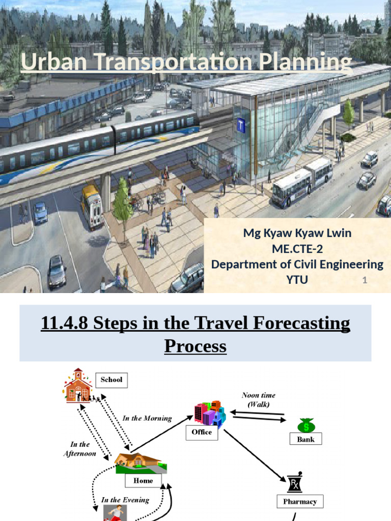 Urban Transportation Planning Steps | PDF | Cargo | Transport