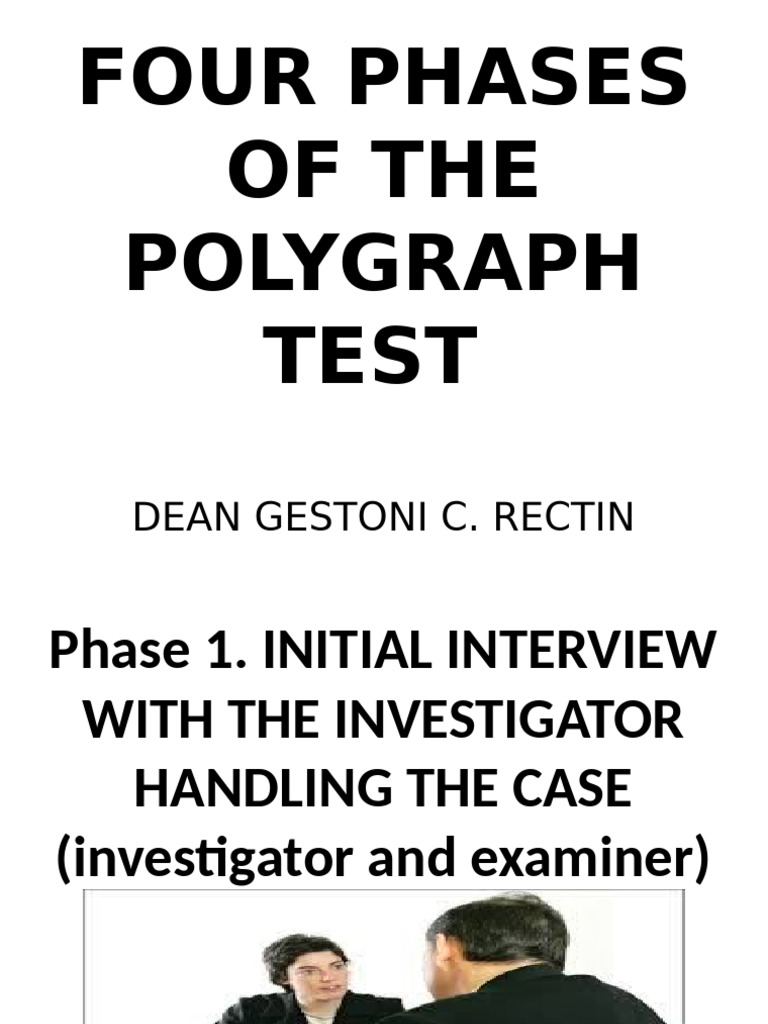 4-Phases-of-Polygraph-Test | PDF | Polygraph | Physiology