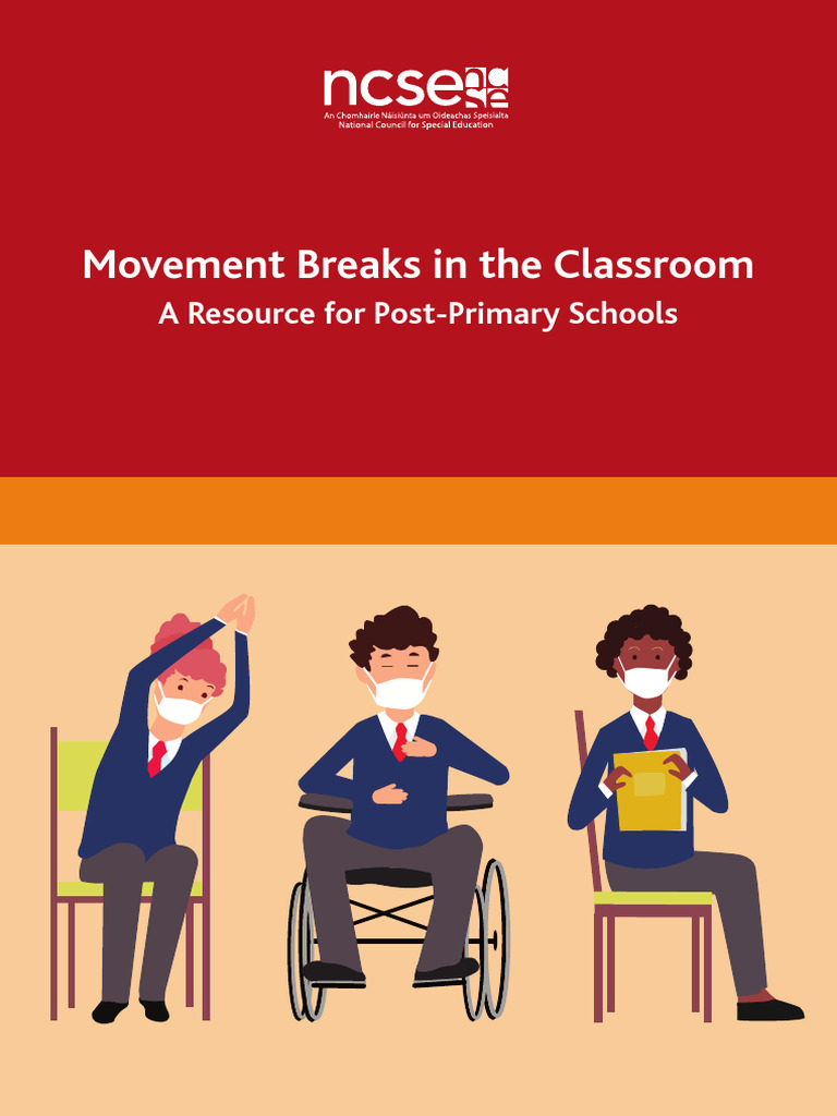 NCSE Movement Breaks in The Classroom Booklet | PDF | Breathing | Classroom