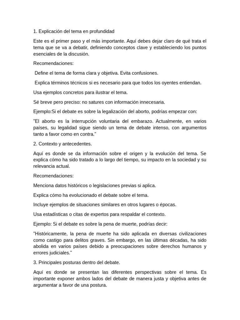 Guía para Debatir Temas Controversiales | PDF | Aborto | Pena capital