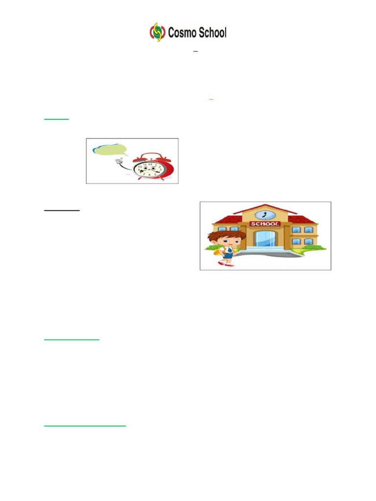 Tenses For Class 2 | PDF