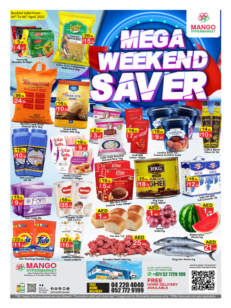 Mega Weekend Saver 04 To 06 April 2025 | PDF