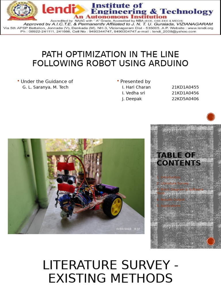 Arduino-Based Line Following Robot | PDF
