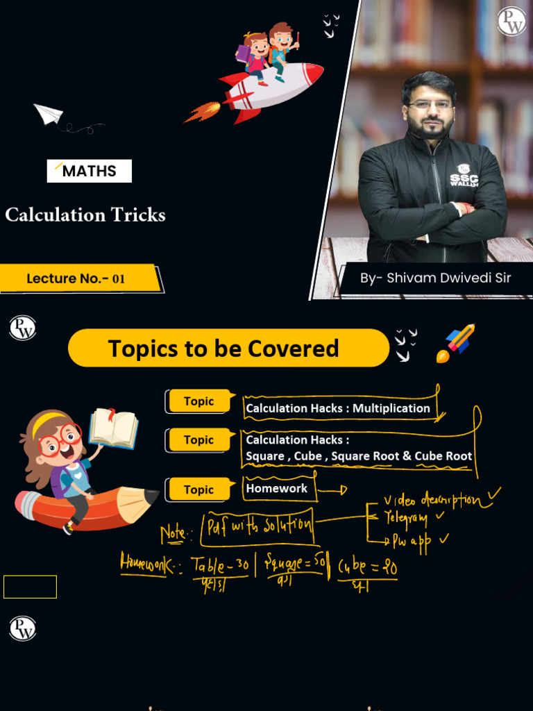 Math Calculation Tricks for SSC Exams | PDF | Elementary Mathematics ...