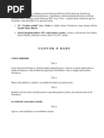 Aneks Ugovora o Radu | PDF