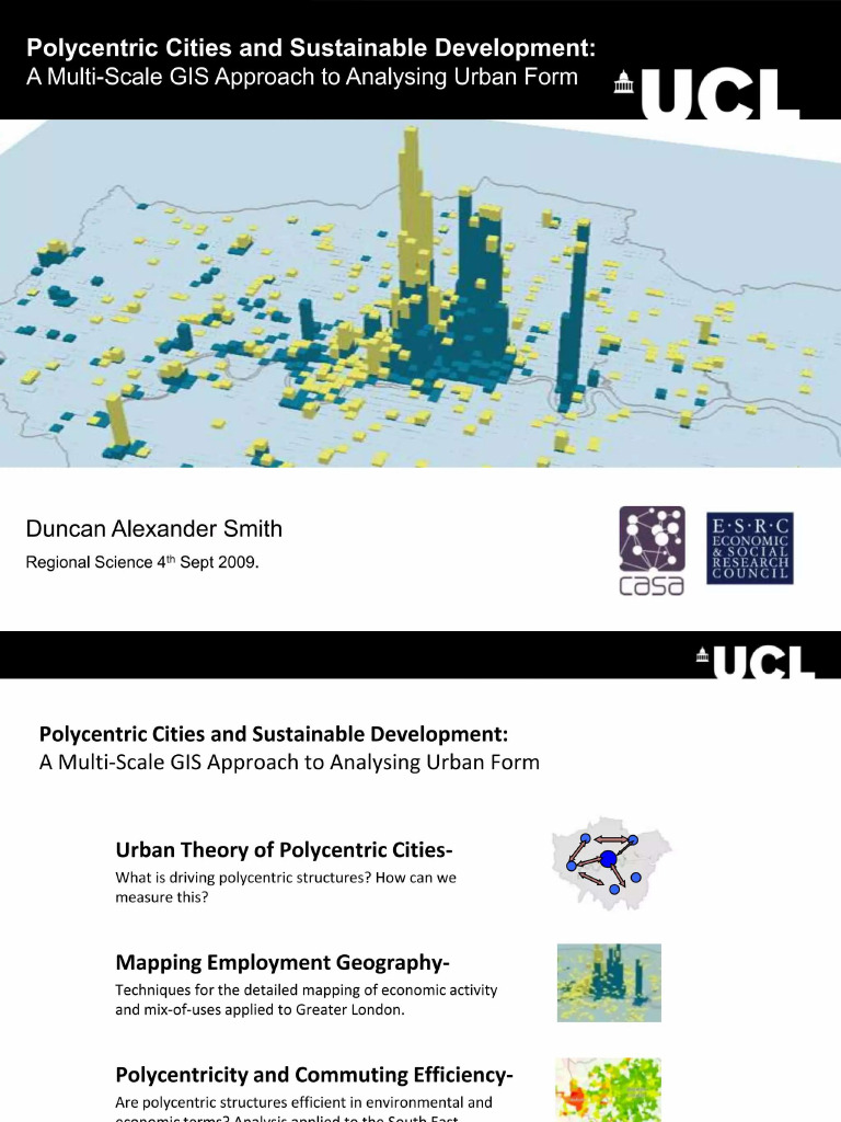 Polycentric Cities and Sustainable Development | PDF
