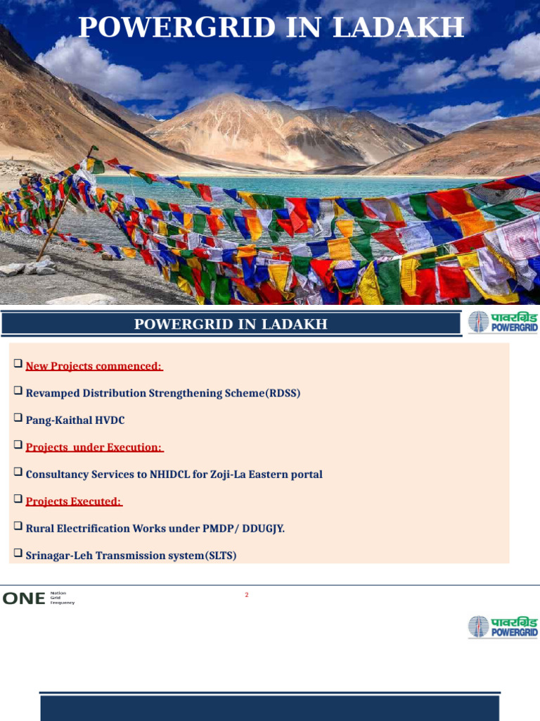 Ladakh Works Presentation | PDF | High Voltage Direct Current ...