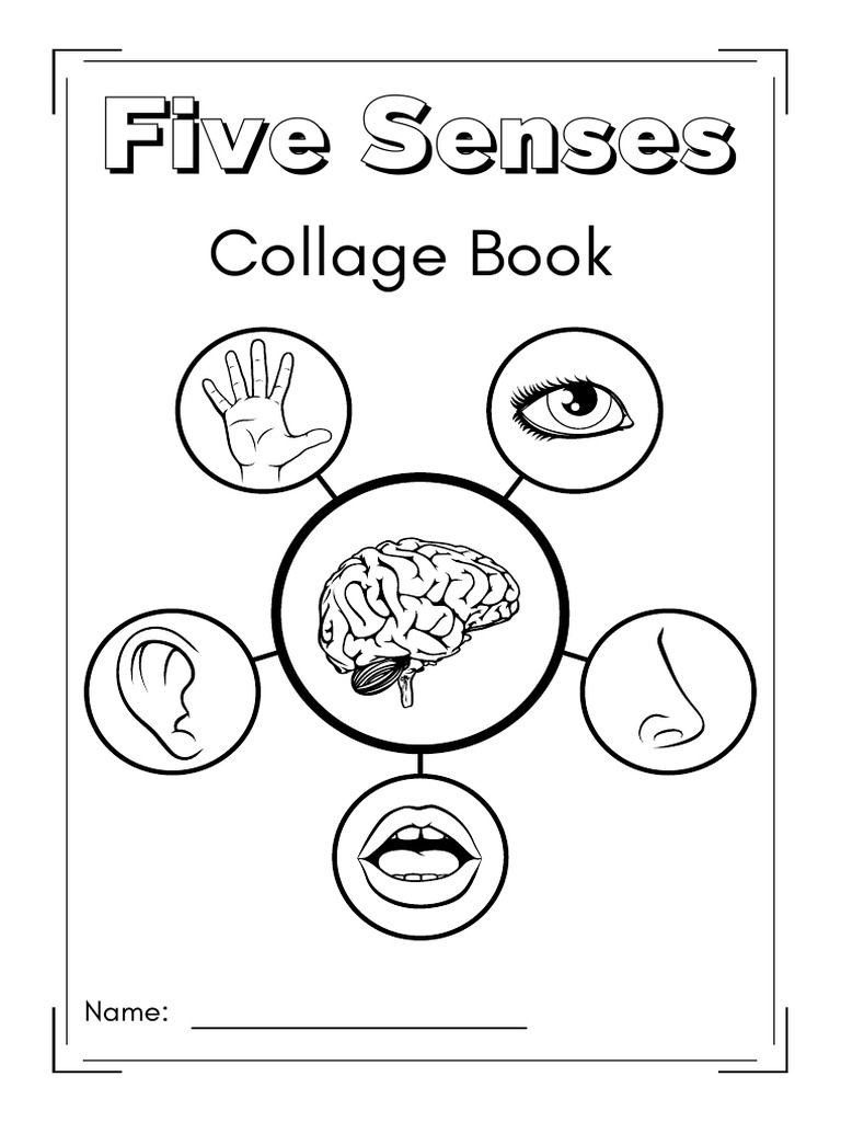 Five Senses Collage Activity | PDF