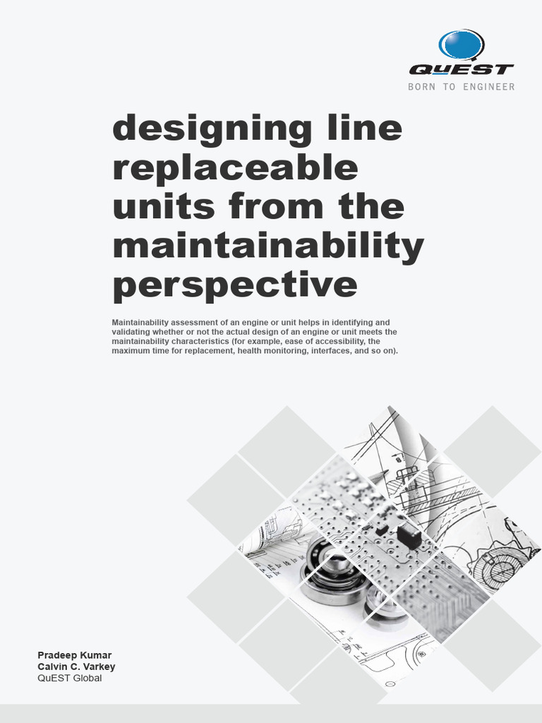 Designing Line Replaceable Units From The Maintainability Perspective | PDF | Engineering ...