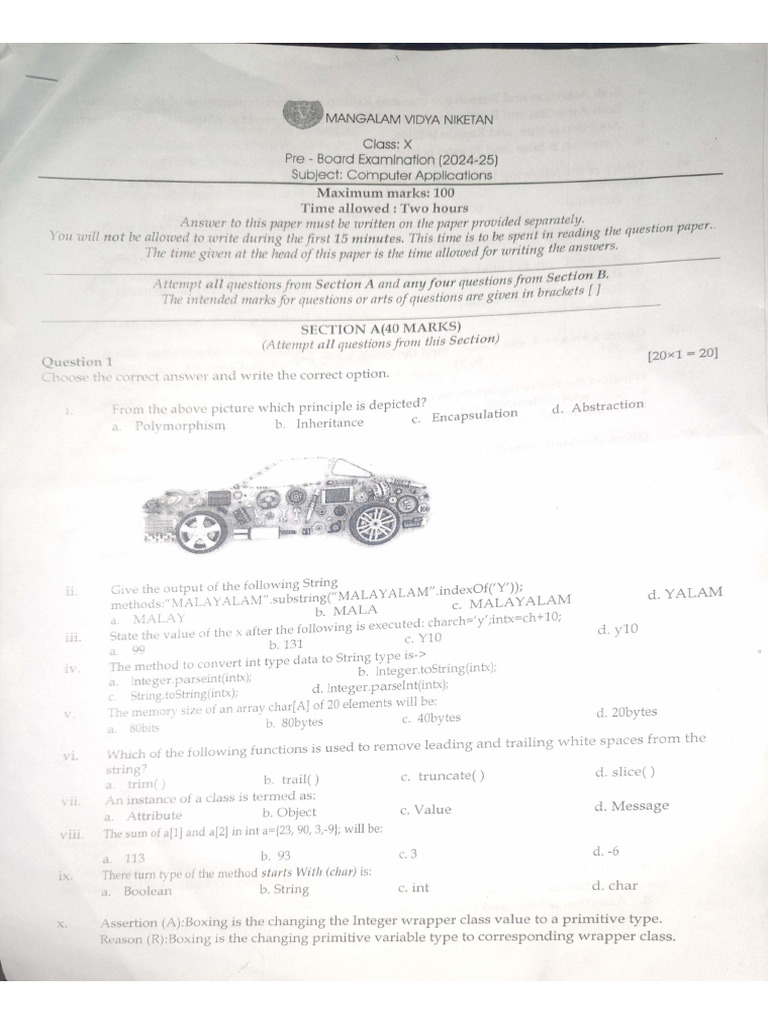 Mangalam Pre Boards | PDF