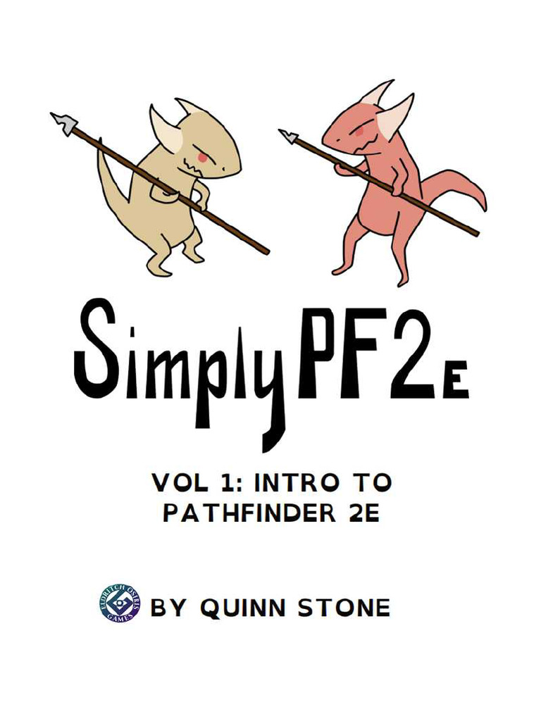 Simply PF2E Beginner Guide - Comic Style | PDF | Role Playing Games ...