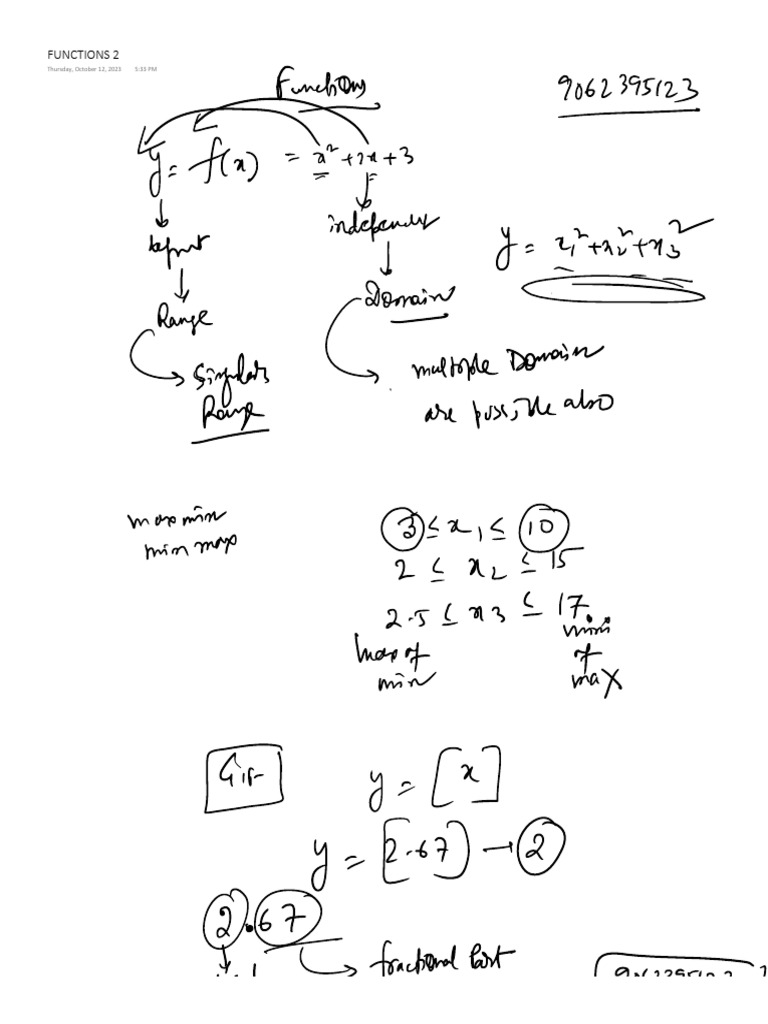 Functions Overview Document | PDF