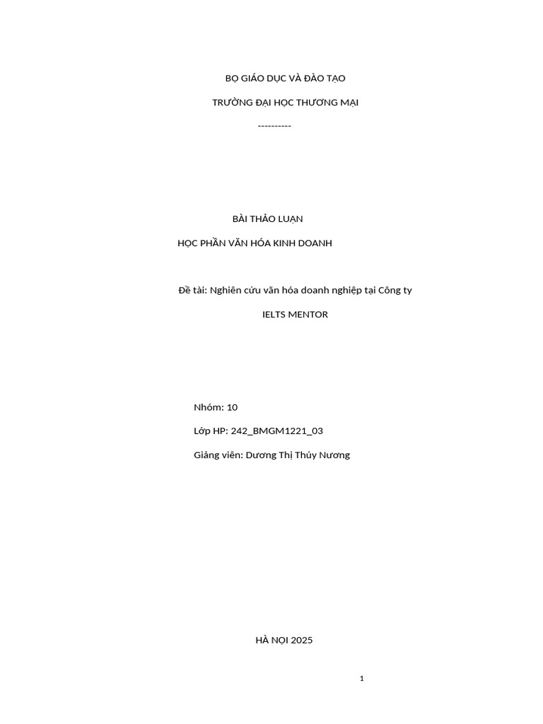 Van Hoa Kinh Doanh Fixed | PDF