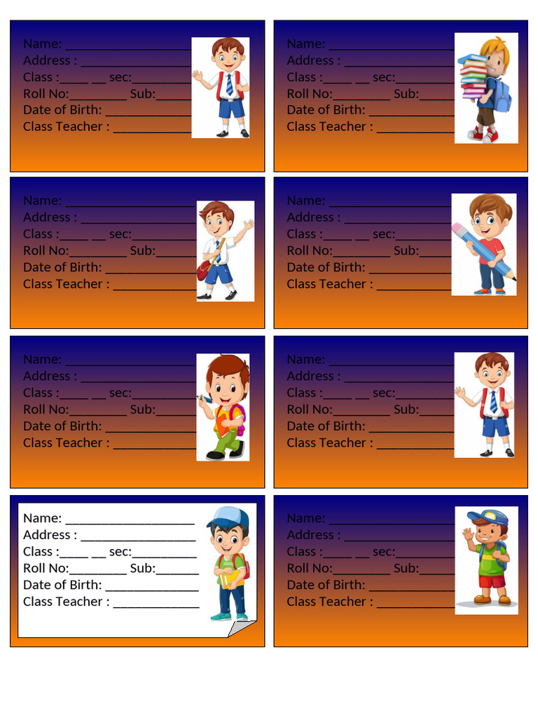 Student Information Form | PDF