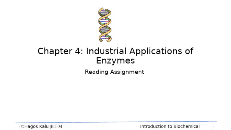 Chapter 4 - Industrial Applications of Enzymes | PDF