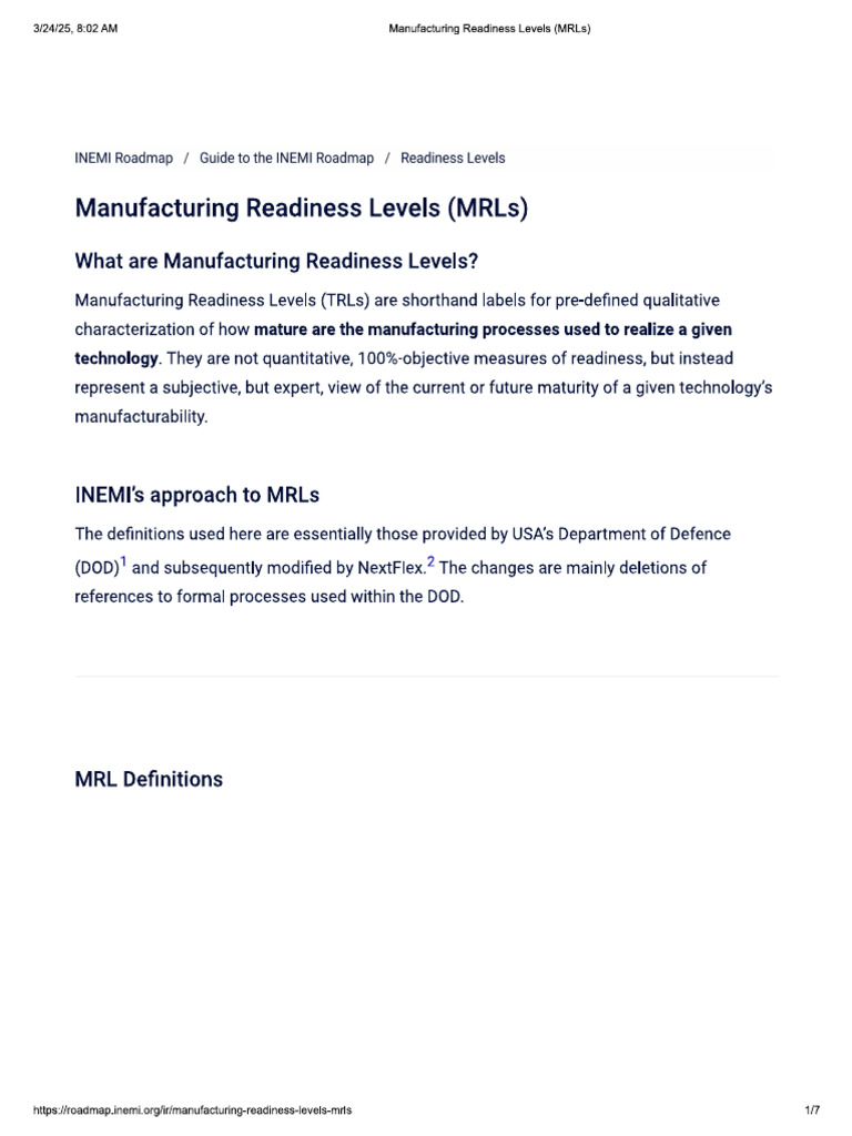 MRLs | PDF