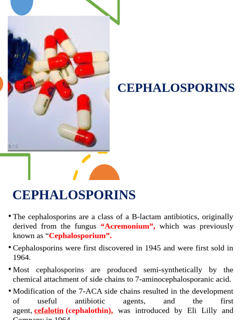 Cephalosporins Pdf Antibiotics Microbiology