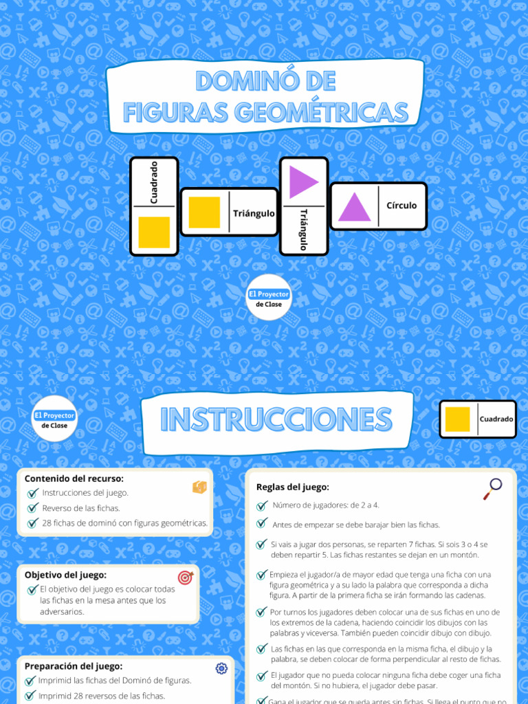 Domino-de-figuras-geometricas | PDF