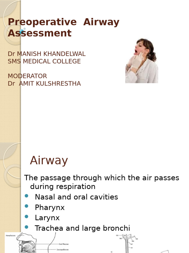 airwayassessment-130207032836-phpapp01 | PDF | Human Head And Neck ...