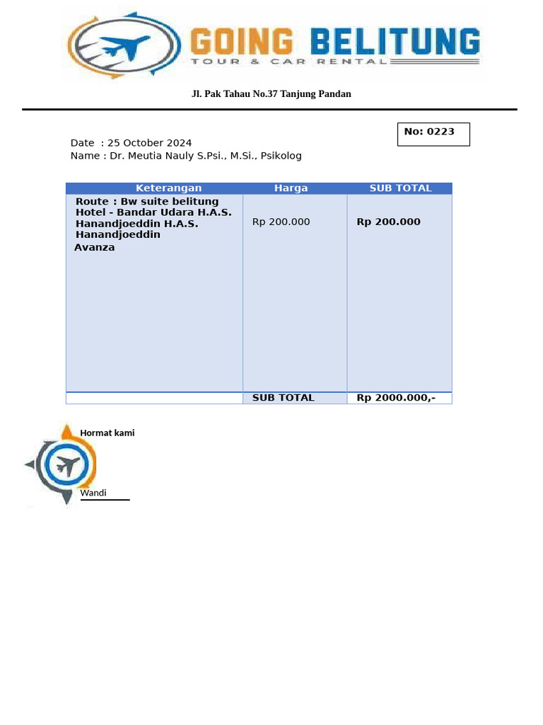 TAKSI BENGKULU | PDF