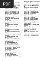 Turbo C++ Shortcuts | PDF | Keyboard Shortcut | Menu (Computing)