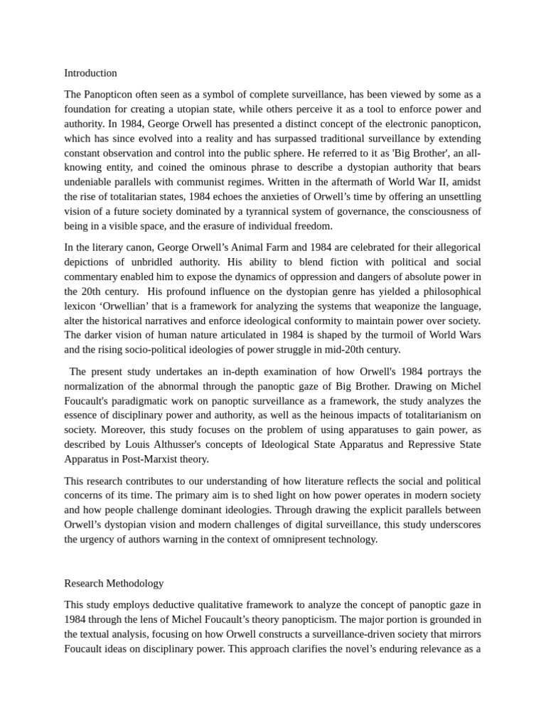 Panoptic | PDF | Michel Foucault | Liberal Arts Education