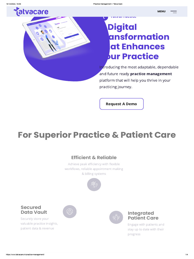 Tatva Care: Digital Practice Management | PDF | Health Sciences ...