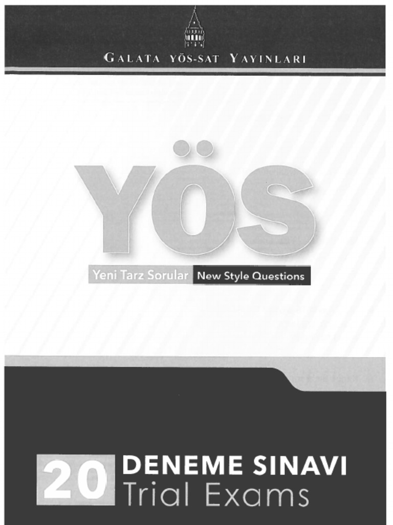 Galata 20 Deneme Sınavı 2020 @yos - Books2018 | PDF