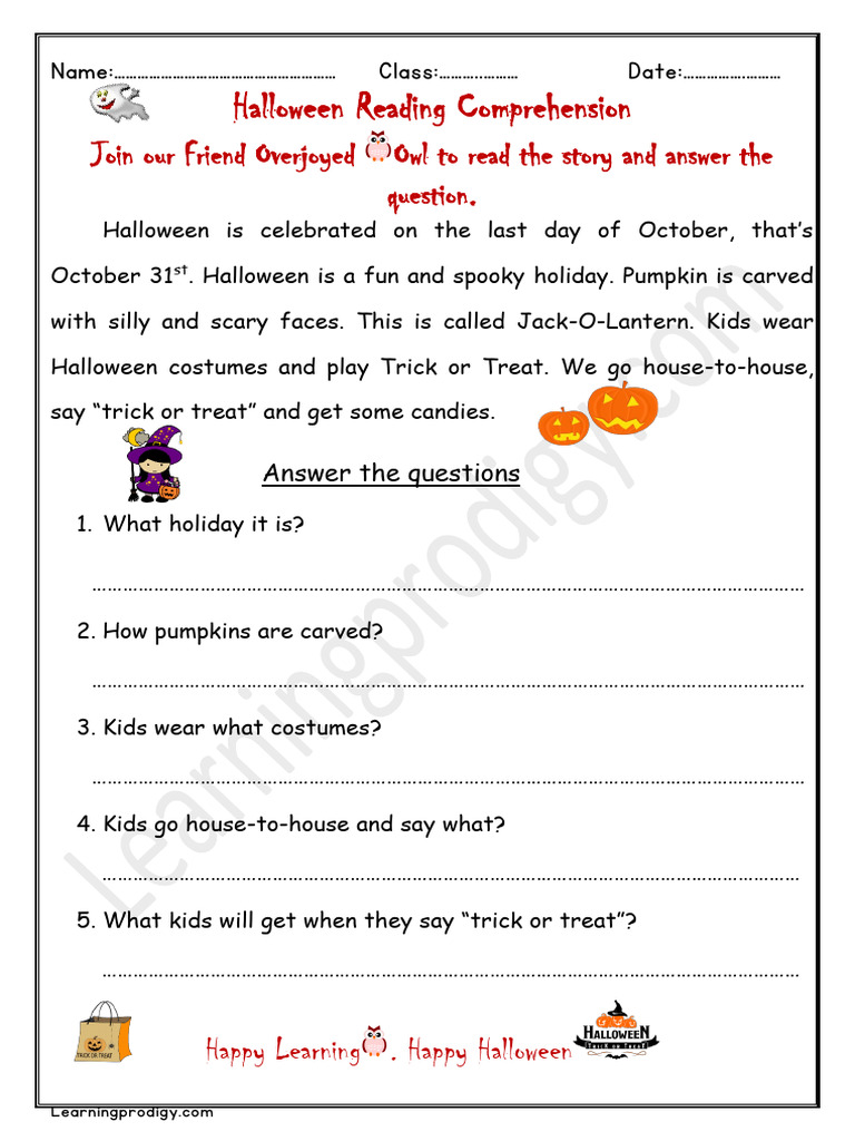 Halloween-Reading-Passage | PDF